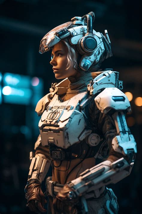 Mech Girl Mid Journey By Kylebhurst On Deviantart