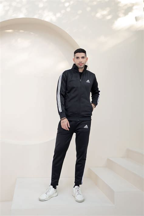Black Stripe Tracksuit Elite Wear
