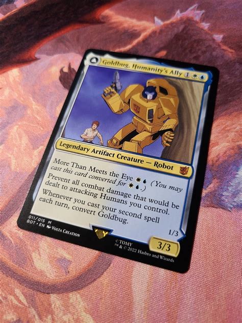 Mtg Goldbug 2c Humanity 27s Ally 2f 2f Goldbug 2c Scrappy Scout Transformers 011 2f015 Regular