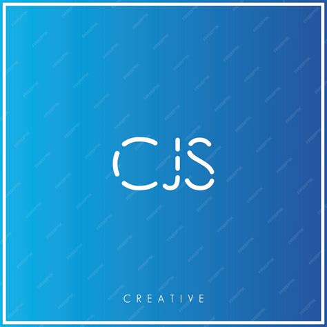 Premium Vector Cjs Premium Vector Latter Logo Design Creative Logo Vector Illustration Minimal