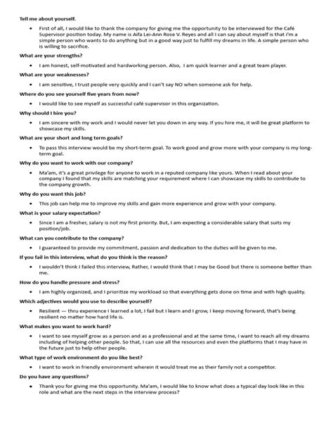 Job Interview Pdf Cognitive Science Cognition