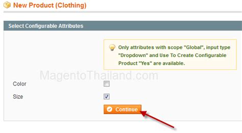 วธเพมสนคาแบบ Configuration Products Magento ไทย
