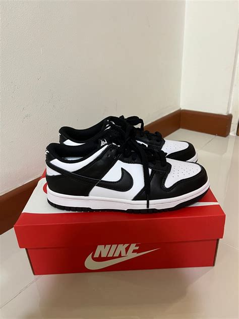 Nike Dunk Low Panda Gs Womens Fashion Footwear Sneakers On Carousell