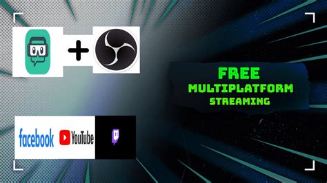 how to stream to multiple platforms at the same time for free - YouTube