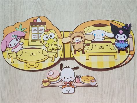 폼폼푸린 팬케이크 스퀴시북 And 코디북 Od 산리오 만들기 도안 네이버 블로그