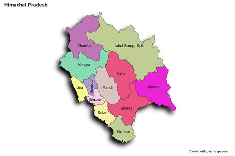 Sample Maps For Himachal Pradesh