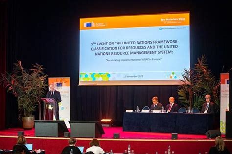 5th Event On The United Nations Framework Classification For Resources And The United Nations