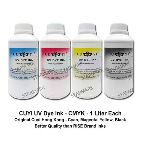 Liters Cuyi UV Dye Ink Hong Kong Inks CMYK Liter Ml Each Color Universal Inks For