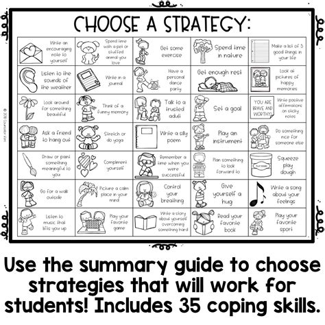 Color By Coping Skills Free Printable Margaret F Usher