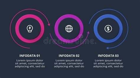 Creative Concept For Infographic With 3 Steps Options Parts Or Processes Business Data