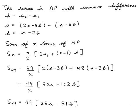 sum a 3b 2a 5b 3a 7b to spacespace 40spacespace terms