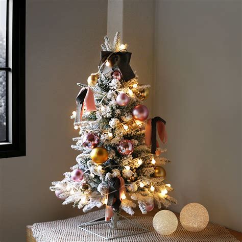 스노우 골드and핑크 장식 트리 Set90cm 감도 깊은 취향 셀렉트샵 29cm
