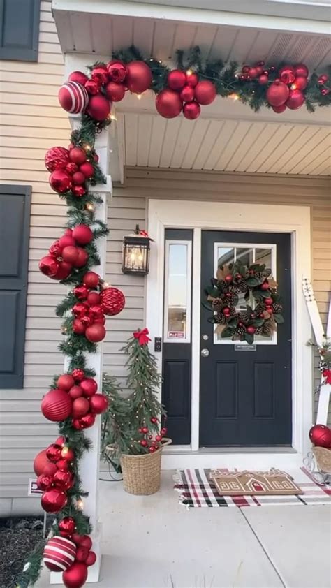 Christmas Ornament Arch For Your Front Porch