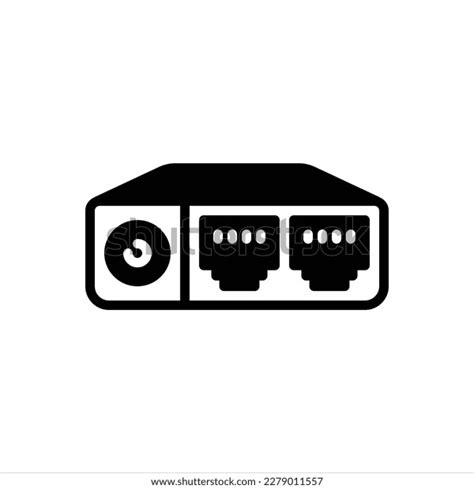 Vector Black Icon Tcp Stock Vector Royalty Free 2279011557 Shutterstock