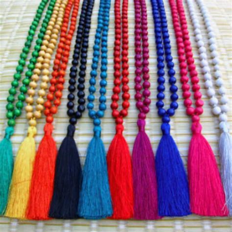 Tassel Necklace Etsy