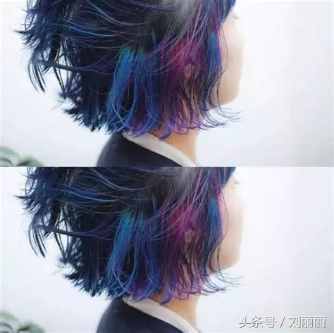 今夏有一种染发叫内层染表面发色低调内层炫酷惊艳