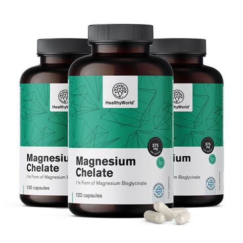 Magnezij Kelat 375 Mg 120 Kapsula Healthyworld Hr