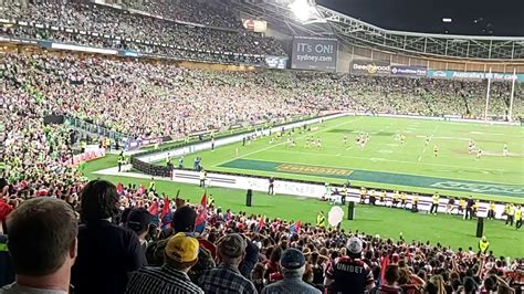 Crowd Nrl Grand Final 2019 Final Minute Youtube