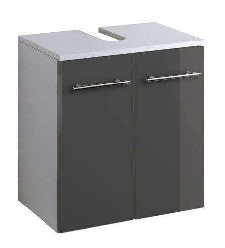 Hängeschrank 50 Parma Grau Hochglanz Weiß 516110 1