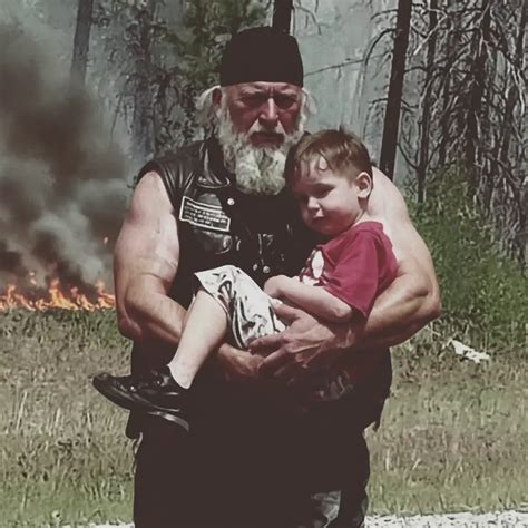 Dilbert Biker Carried Unconscious Boy Through 5 Miles Of Forest Fire