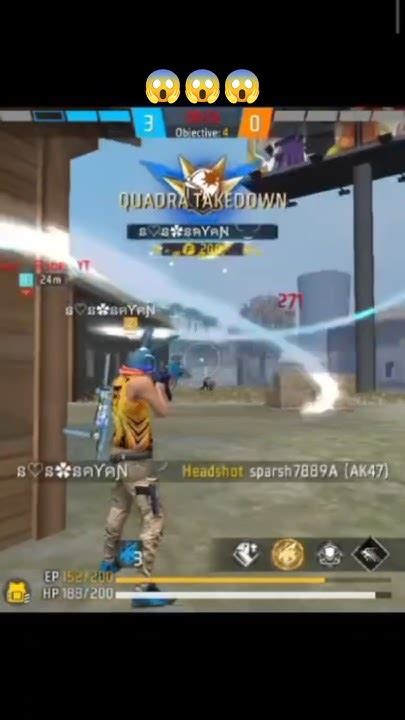 Ff Short Video Ak47😱1vs4 Clutch Shorts Freefire 1vs4 Gamingsujan7
