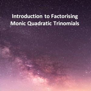 Skyrocket Quadratic Trinomial Skills Killer Easy Tips