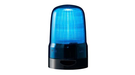 Sl08 M2ktb B Patlite Signal Beacon Ac 240v 90ma 80mm Blue Ip66