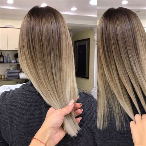 Фарбування аіртач на русяве волосся 74 фото