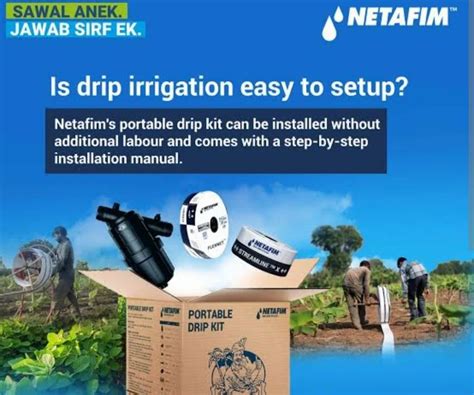 16 Mm Netafim Portable Drip Kit At Rs 29620 Meter In Bhubaneswar Id