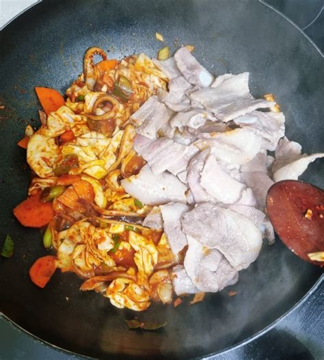 오징어 대패삼겹살볶음 오삼불고기 레시피