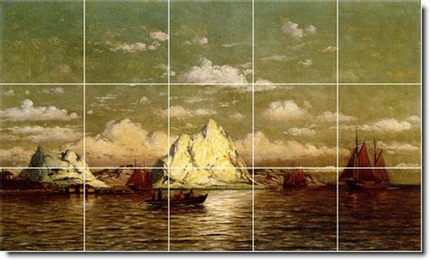 Amazon Arctic Harbor Ceramic Tile Mural By William Bradford Home