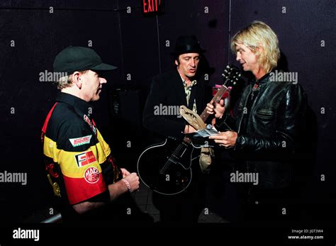 Duff McKagan R Izzy Stradlin C Backstage Rehearshing 20 Year