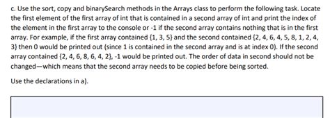 Solved Assume The Declarations Below Have Been Made Int