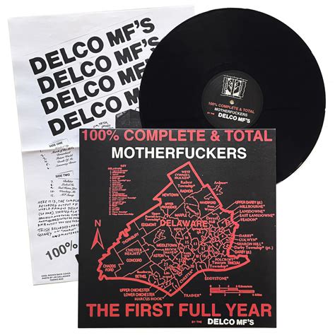 Delco Mfs 100 Complete And Total Motherfuckers 12 Sorry State Records