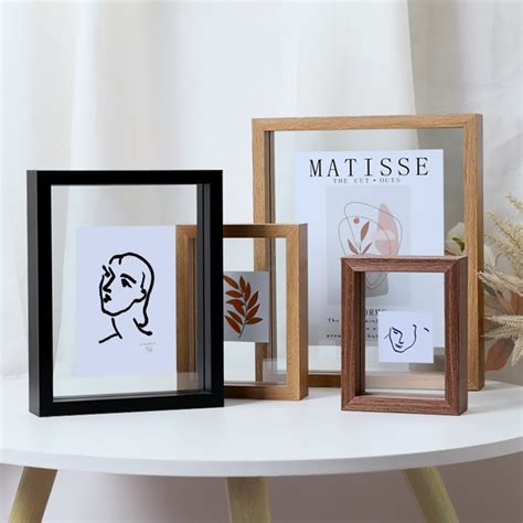 Двустранна фоторамка А4 със стъклен дисплей