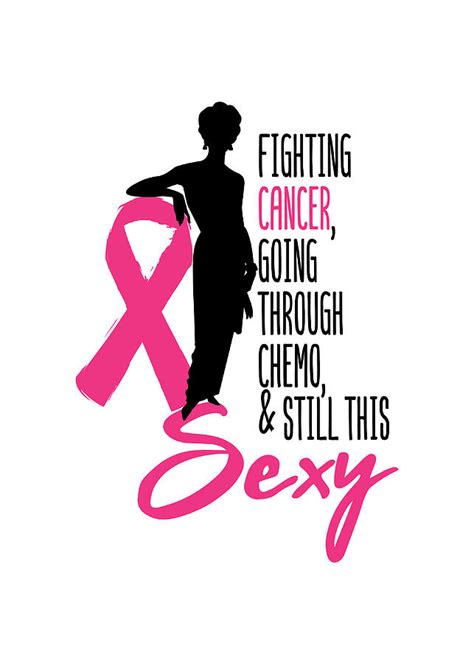 Breast Cancer Awareness Wall Art Decor Fighting Cancer Going Through