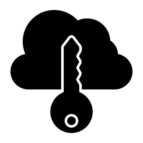 Conceptual Solid Design Icon Of Cloud Access 14177679 Vector Art At Vecteezy
