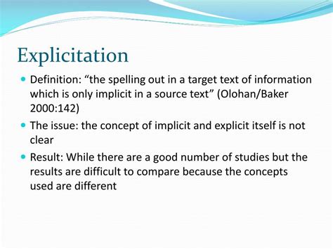 Ppt Relevance Based Framework For Explicitation A New Alternative Powerpoint Presentation