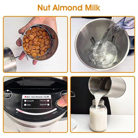 7 In 1 Soup Almond Milk Maker Machine With Stainless Steel Inner For