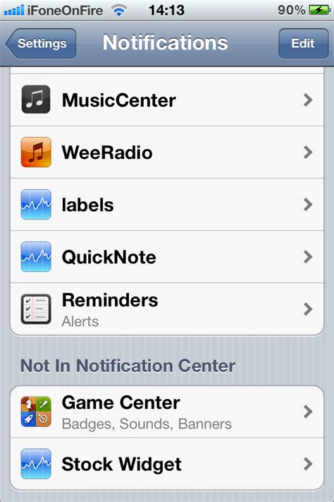 Cài đặt Các ứng Dụng Cho Notification Center Trên Ios5 Viết Bởi Ifoneonfire