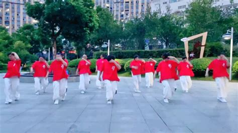 曳步舞《偷渡凡间》集体晚练现场，齐刷刷地动作整齐划一 Youtube