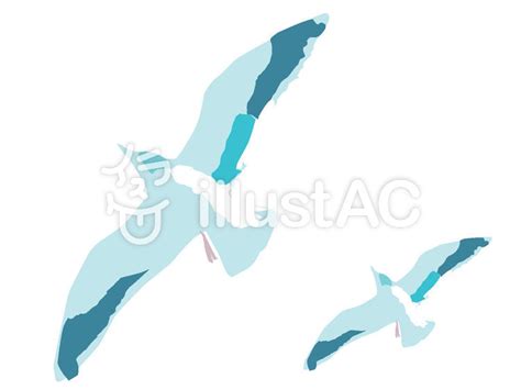 かもめイラスト No 800546／無料イラストなら「イラストac」