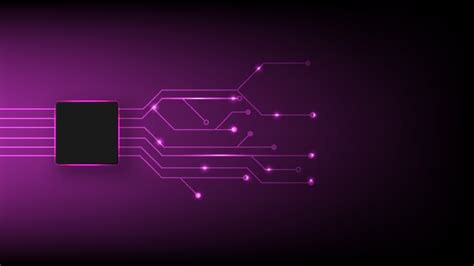 Abstract Microchip On Circuit Board Technology Background 15639288 Vector Art At Vecteezy