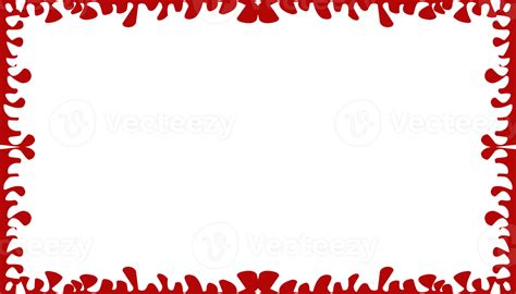 Red Abstract Background Texture Border Frame 21095536 PNG