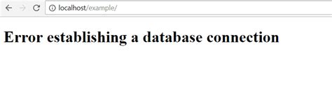 Guide How To Fix Error Establishing A Database Connection