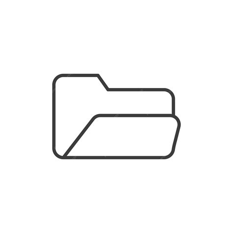 Premium Vector Folder Icon Set Computer Data File Vector Symbol