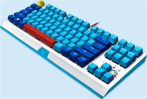 Razer X Doraemon 50th Anniversary Black Widow Tournament Gaming Keyboard 10 Key Roll Over Anti