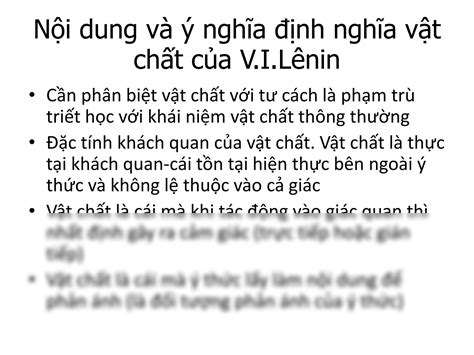 SOLUTION No I Dung Va Y Nghi A I Nh Nghi A Va T Cha T Cu A V I Le Nin Studypool