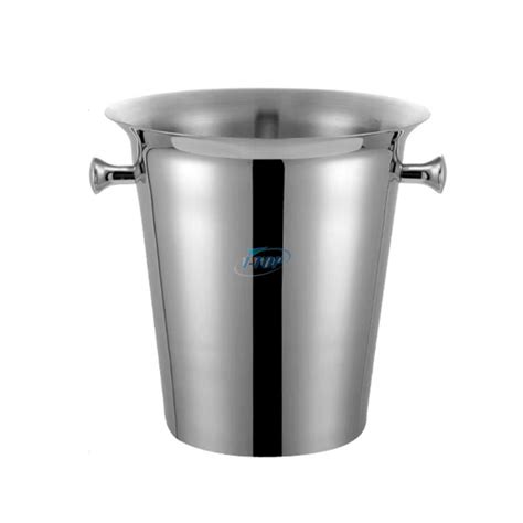 사용자 정의 로고 인쇄 13 리터 파티 용 휴대용 이중 벽 얼음 양동이 스테인레스 스틸 얼음 양동이 I Top