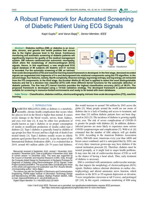 Arobustframeworkforautomatedscreeningofdiabeticpatientusing